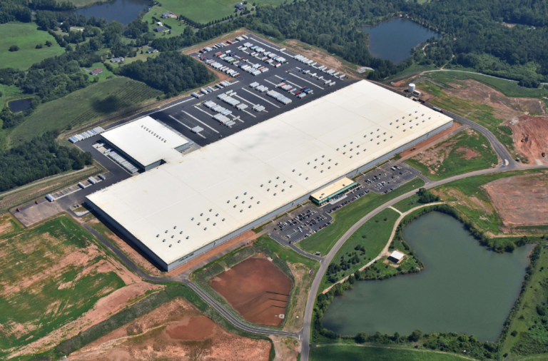 Dollar Tree dist center sc aerial - Clancy & Theys Construction