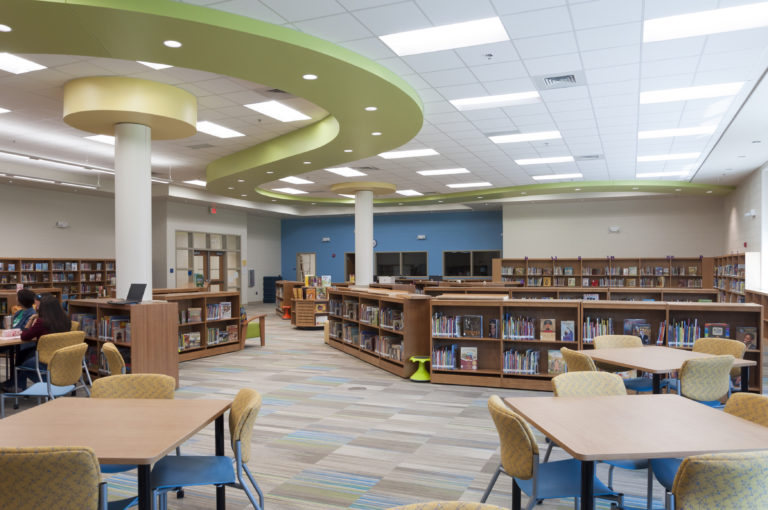White Oak Elementary Library - Clancy & Theys Construction