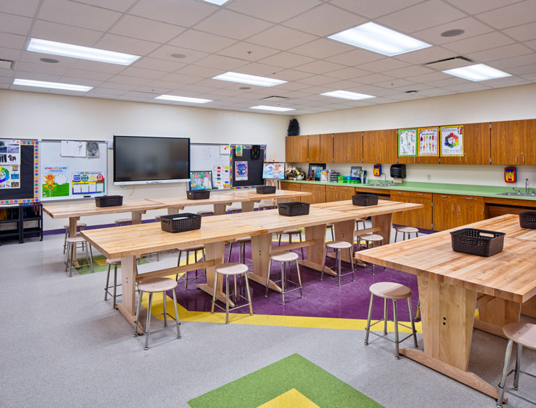 Michigan Ave Elementary Classroom - Clancy & Theys Construction